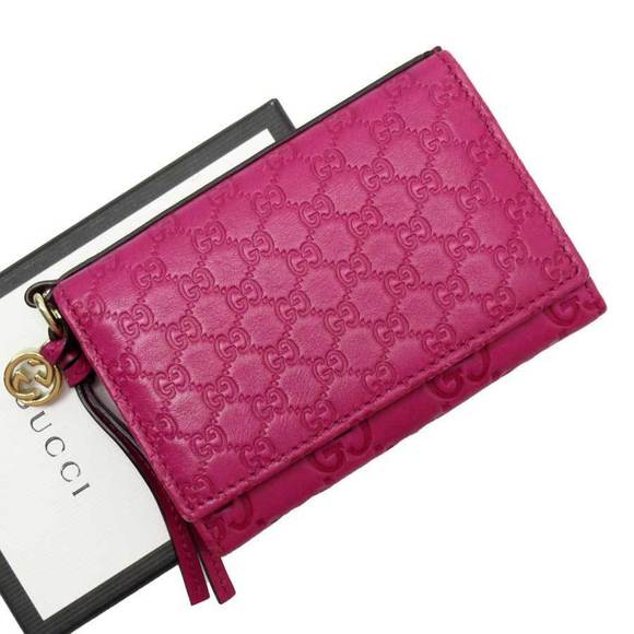Gucci | Bags | Gucci Micro Guccisima Leather Card Case Pink | Poshmark